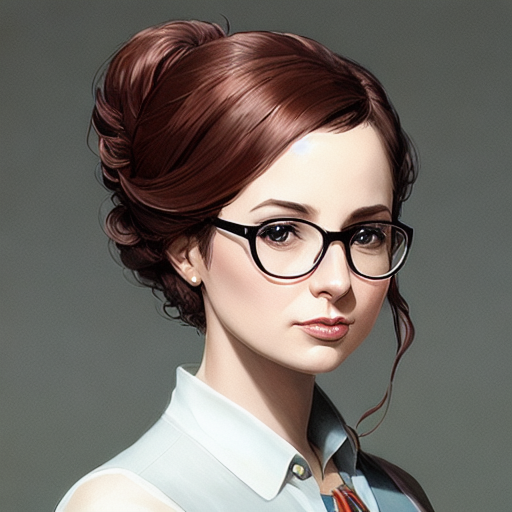 bitfloorsghost: a studious lady