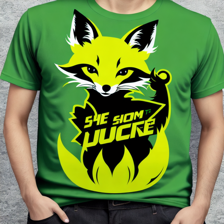 johnsu: cute green fox playing DJ