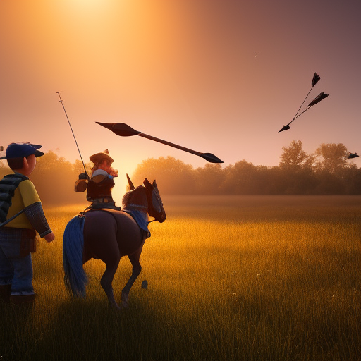 jlewis: Blue Hen, bow and arrow, hunting in the marsh during sunset