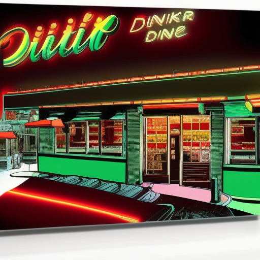 chrishackett1: by frank miller , diner in the inner city on the corner ...