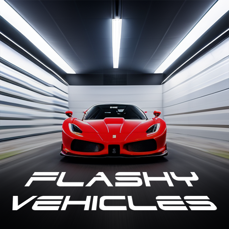 Flashy Vehicles | PromptHunt Template