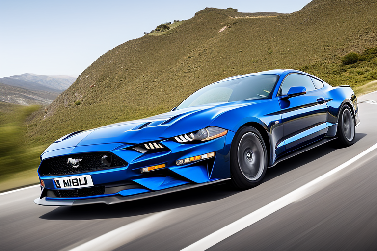 stillewillem: Ford mustang on a mountain road