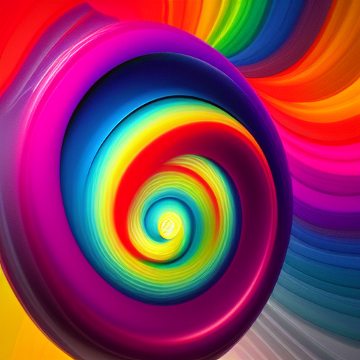 shonnaroadruck: abstract snail, vomiting rainbow