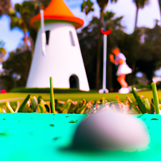 zachbaron: Very low angle picture of florida mini golf course 9th hole ...