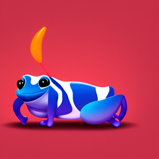 bitfloorsghost: vectra style a poison dart frog, crisp