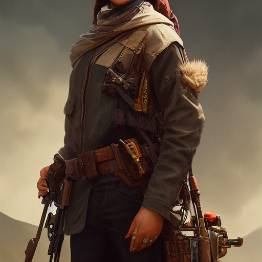 Zombie Apocalypse Survivor Art