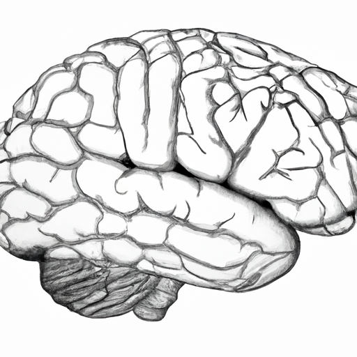 ralphschwägerl: Brain with several blank chambers as a black and white ...