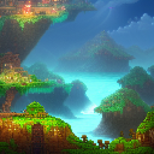 addison: Atlantis underwater biome, lowing water and rock piles ...