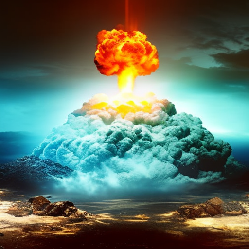 bitfloorsghost: a skull exploding