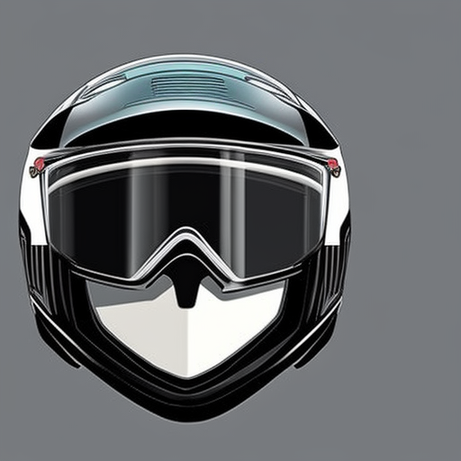 Motorcycle Helmets Front View Vector
