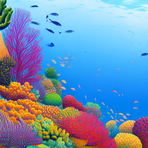 bitfloorsghost: a coral reef