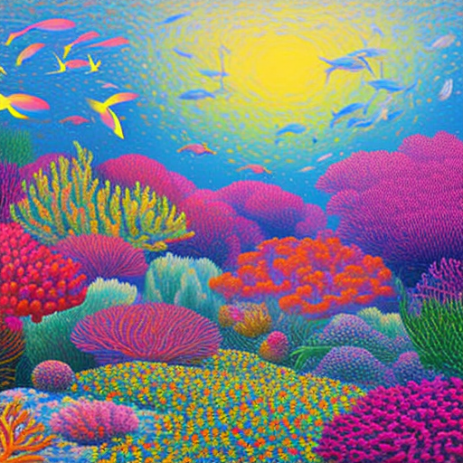 bitfloorsghost: a coral reef