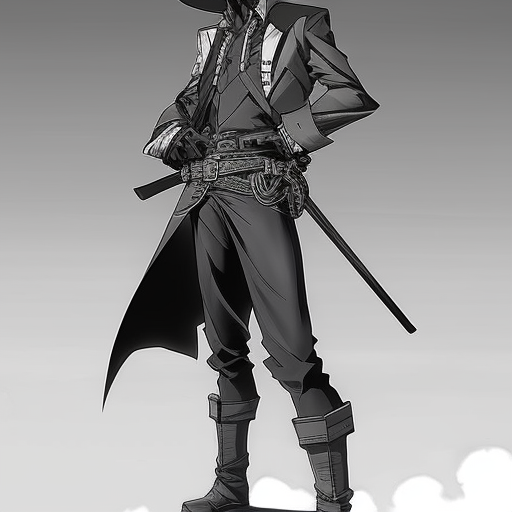 bitfloorsghost: a cowboy