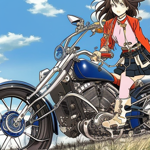 Anime Motorcycle Guy