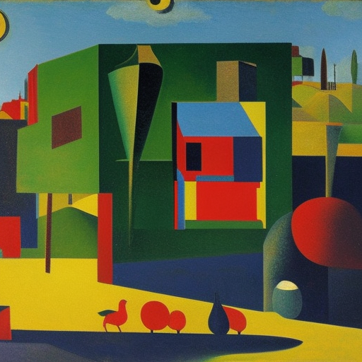 darrylmason: Pissarro cubism, Joan Miro's dream imagery, epic ...