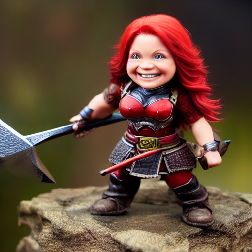 Red Headed Female Dwarf