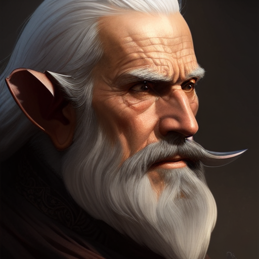 guillemsanchez: old frail elf with long white beard