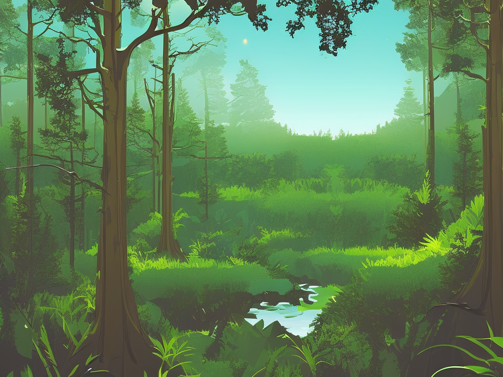 Forest Background Clipart