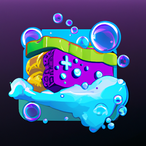 noviolart: Sponge soaps and oils with bubbles