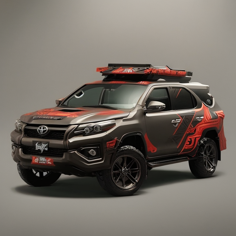 bluehealer: Toyota fortuner car
