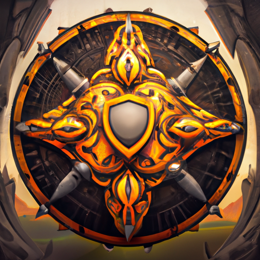 space: Drawing of a symbol of a human being inside a medieval knight's ...