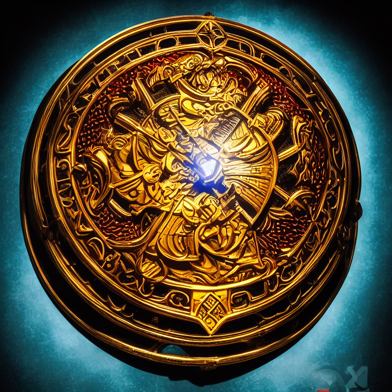 space: Drawing of a powerful symbol of a glowing human figure inside a ...