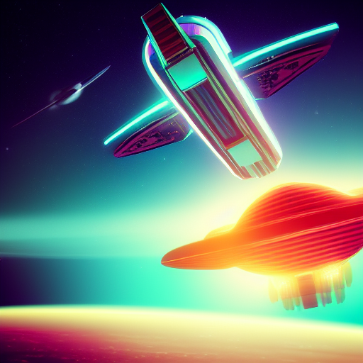 Retro Spaceship