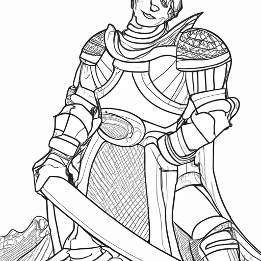 Shining Armor Coloring Page