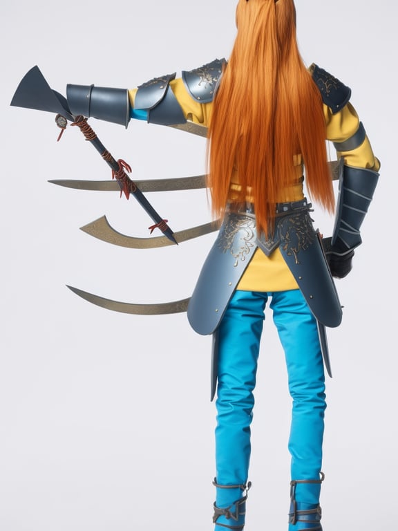 jittery-pony309: a japanese tween warrior, she wears leather and fur ...