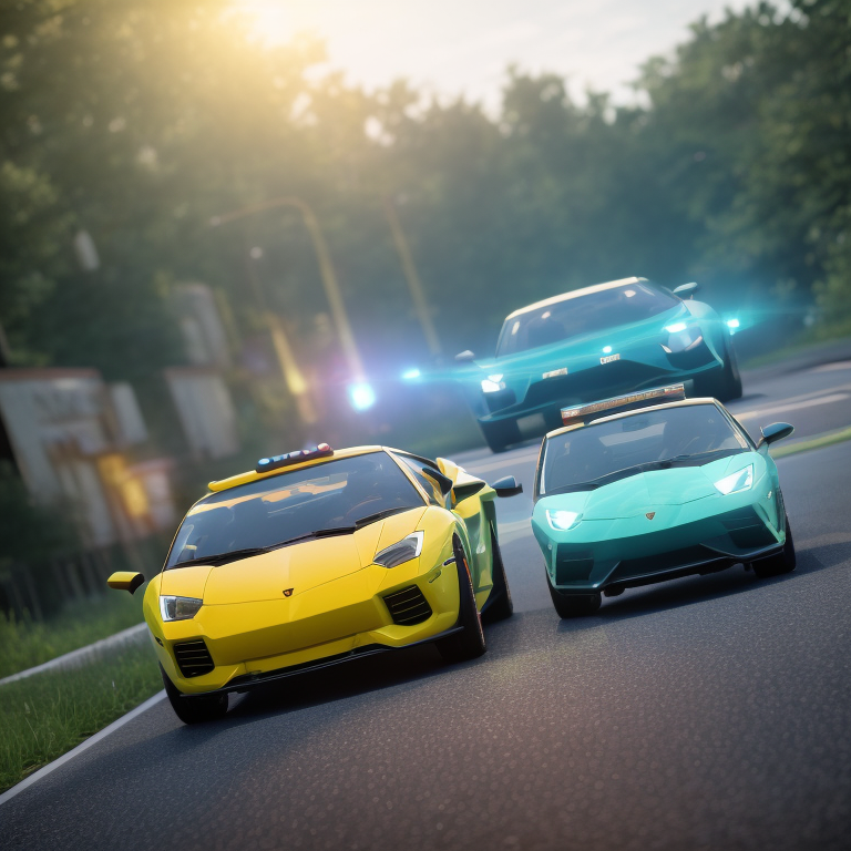 firbolg: Pikachu driving Lamborghini