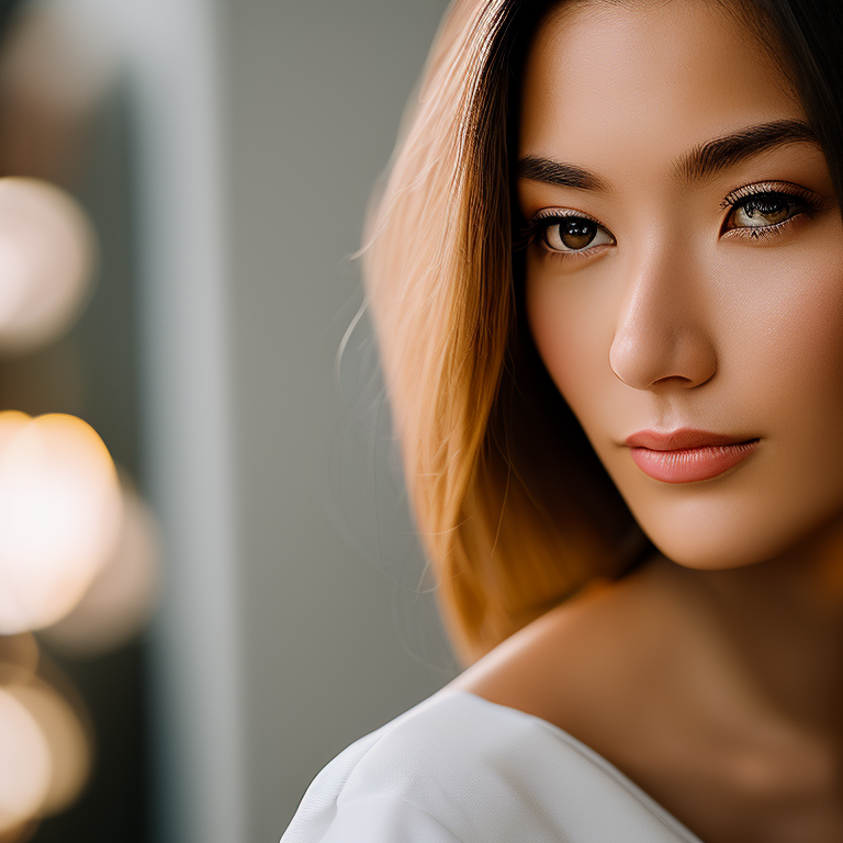 rus: A woman looking directly at the camera