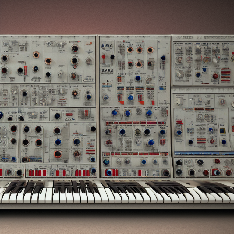 darrylmason: quantum Buchla modular synthesizer, science fiction, 3D ...