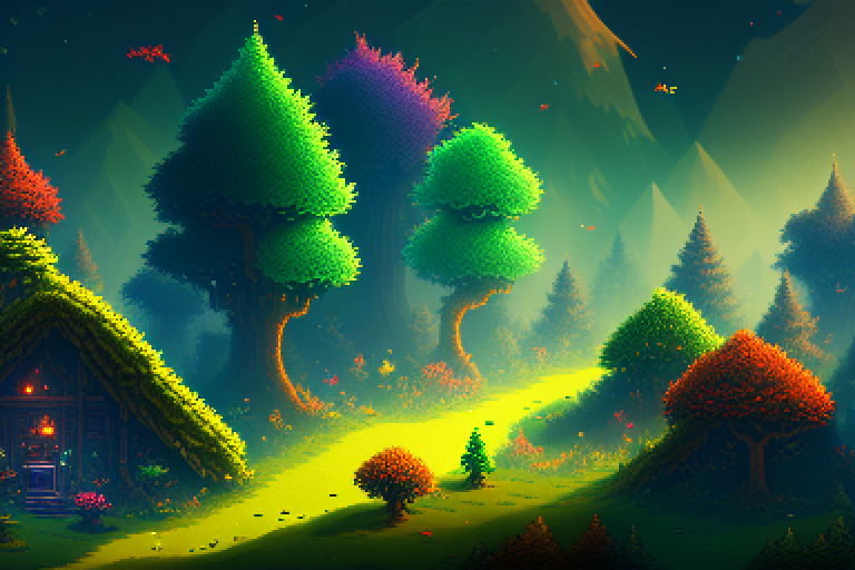 Enchanted Forest Desktop Wallpaper