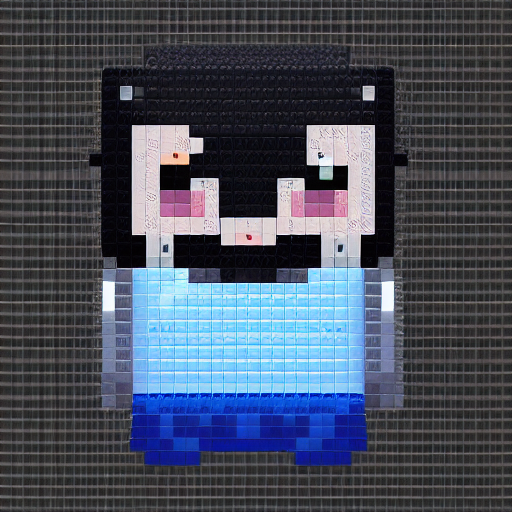 Cute Pixel Art Grid Minecraft