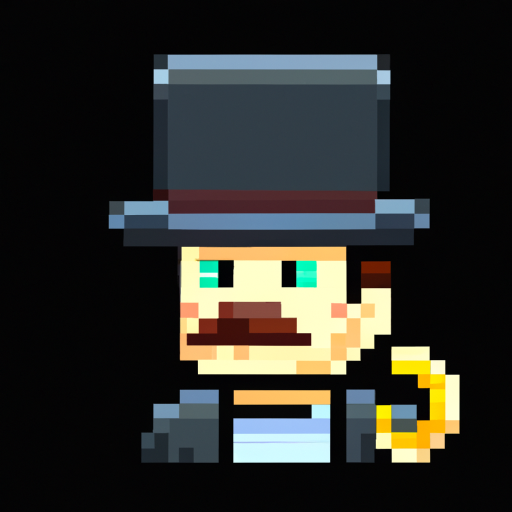 lesz: dad with a tall hat and a monocle