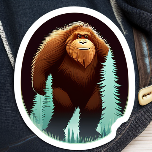 hamzaazam: Sticker of sasquatch