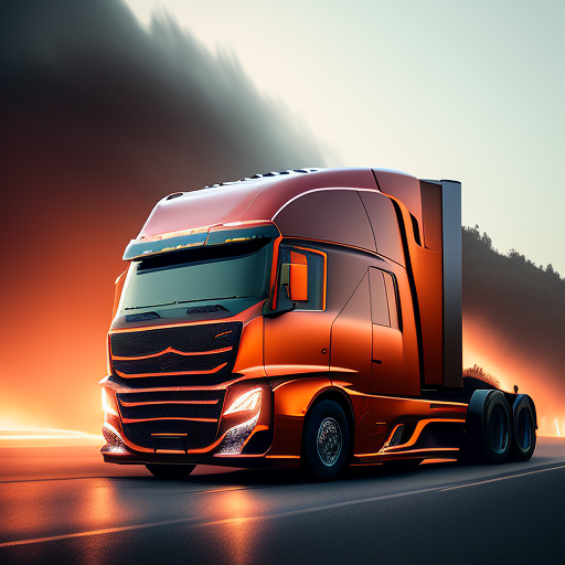stephenhyland: semi truck as a phoenix