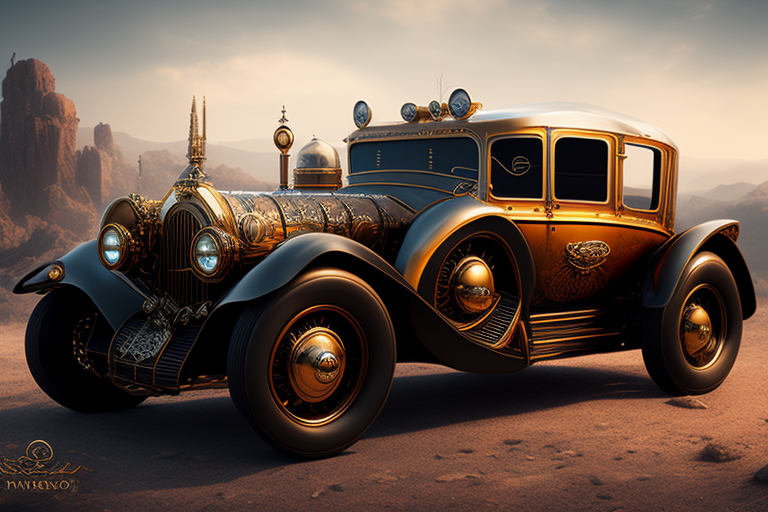 addison: A beautiful steampunk car