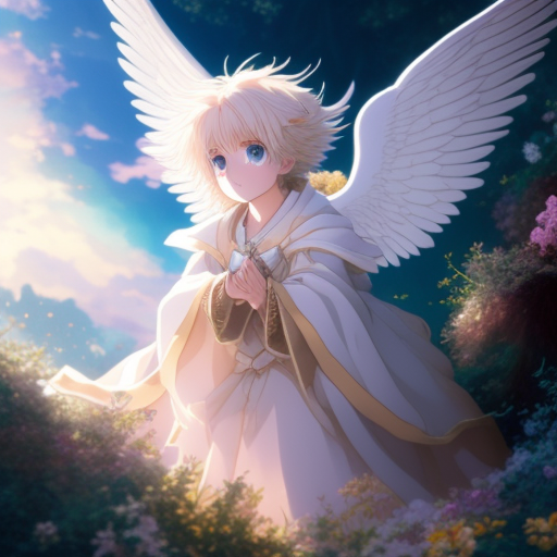 Blodig Anime Engel