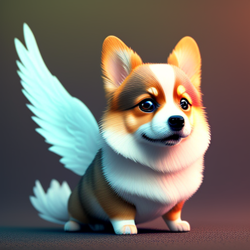 Corgi With Wings