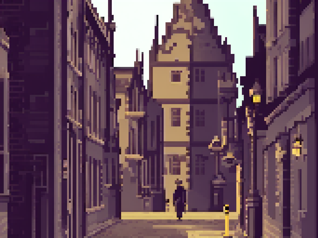 bengraves: Mystical, magical, Harry Potter, city street with dark ...