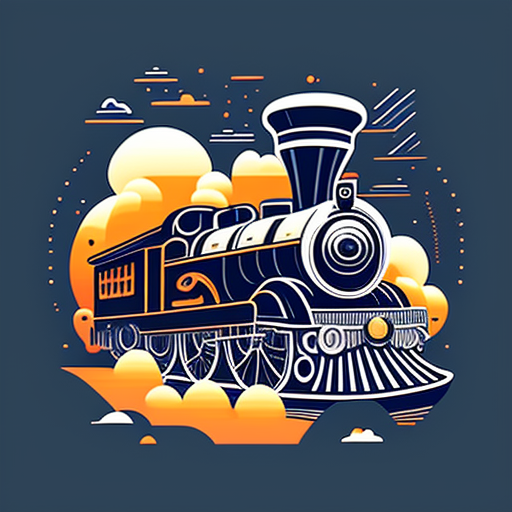 Vintage Train Vector
