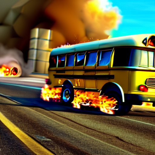 pastel-skunk778: Small School Bus With 20 inches Gold Shiny Rims ...