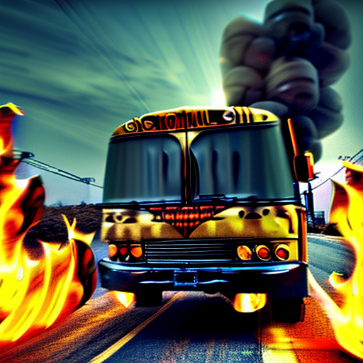 pastel-skunk778: Small School Bus With 20 inches Gold Shiny Rims ...