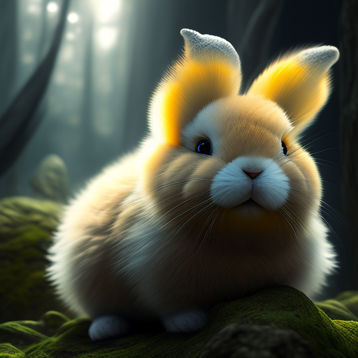 cheery-heron677: a chunky yellow furry rabbit