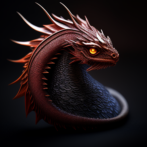 cheery-heron677: A miniature dragon with stunningly deep red scales