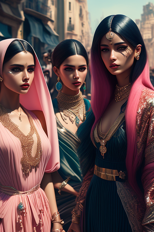 milky-swan39: Arab ladies in Paris Fashion week wearing dresses with ...