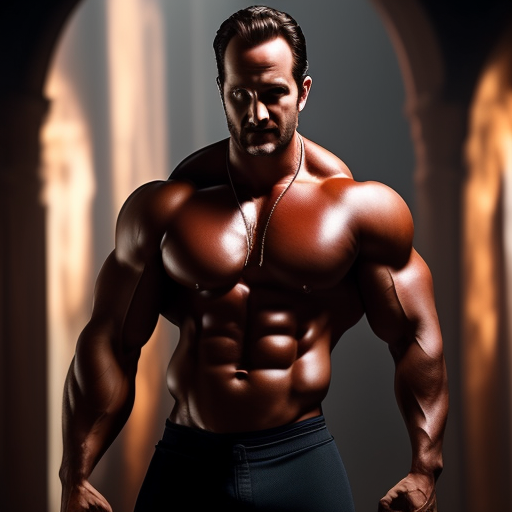 mealy-eel700: A bodybuilder who resembles Gabriel,buff,handsome
