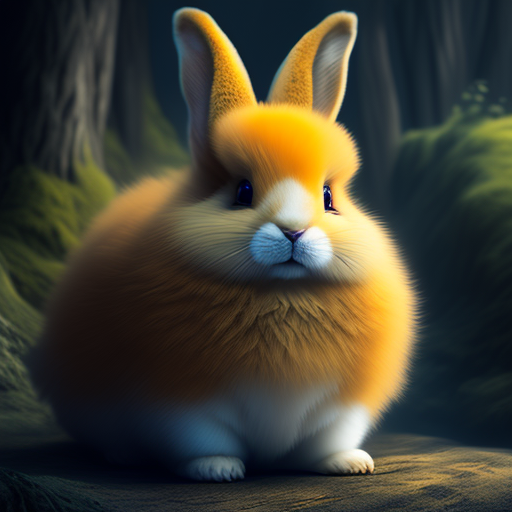 cheery-heron677: a chunky yellow furry rabbit
