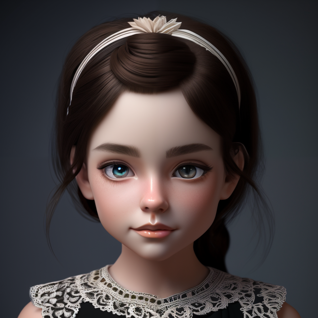 Jaya_Hess: Maggie is a young girl with short light brown hair, light ...